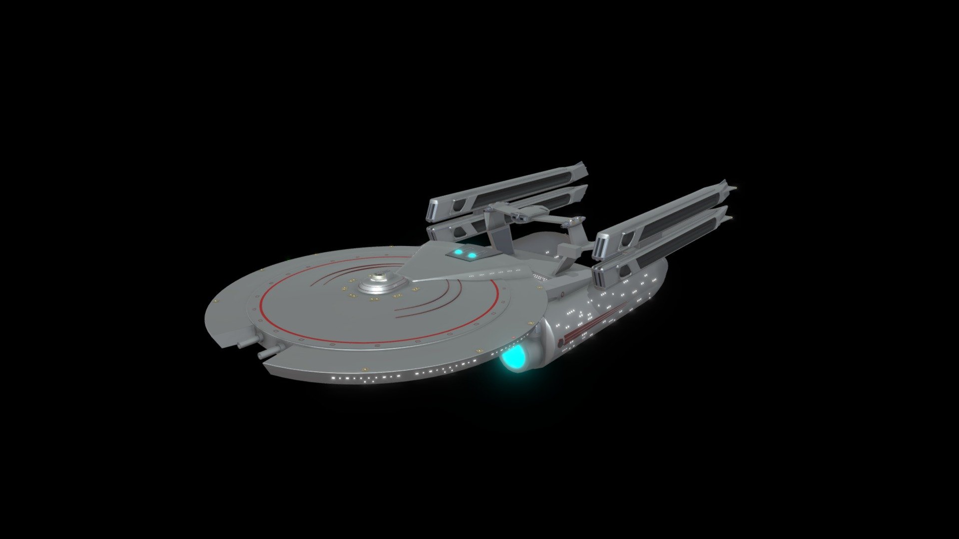 Proxima class starship - 3D model by themighty808 [710fba7] - Sketchfab