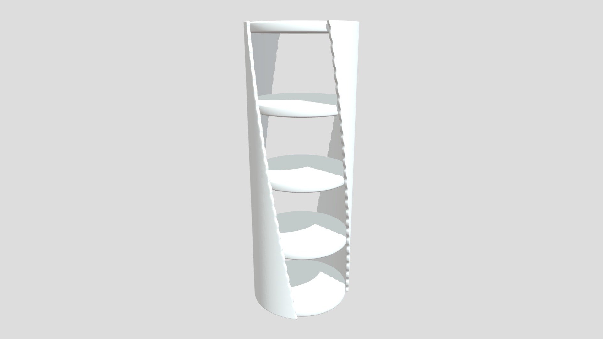 Round Shelfs - 3D model by Mendarev [7111c74] - Sketchfab