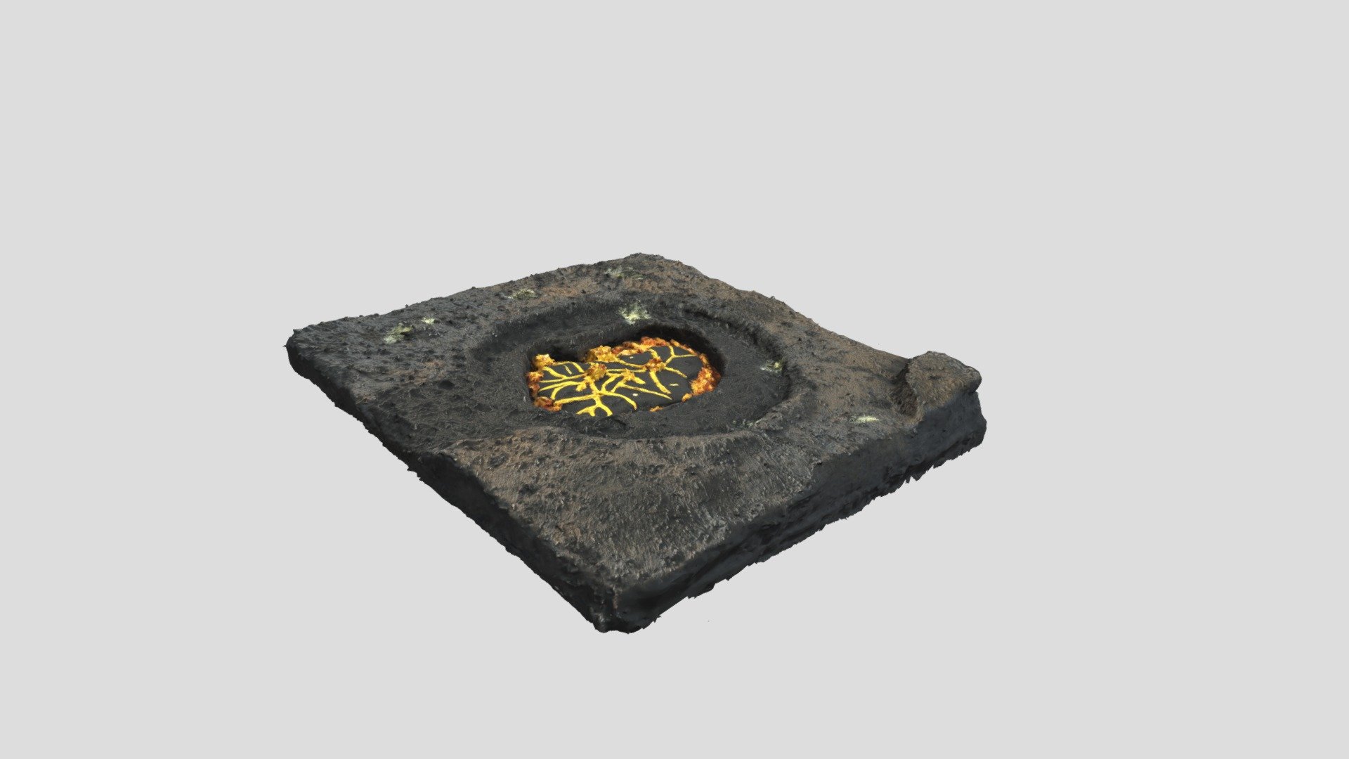 Volcán Lago De Lava Permanente - 3D model by vcaravantescalvo9 [7111f96 ...