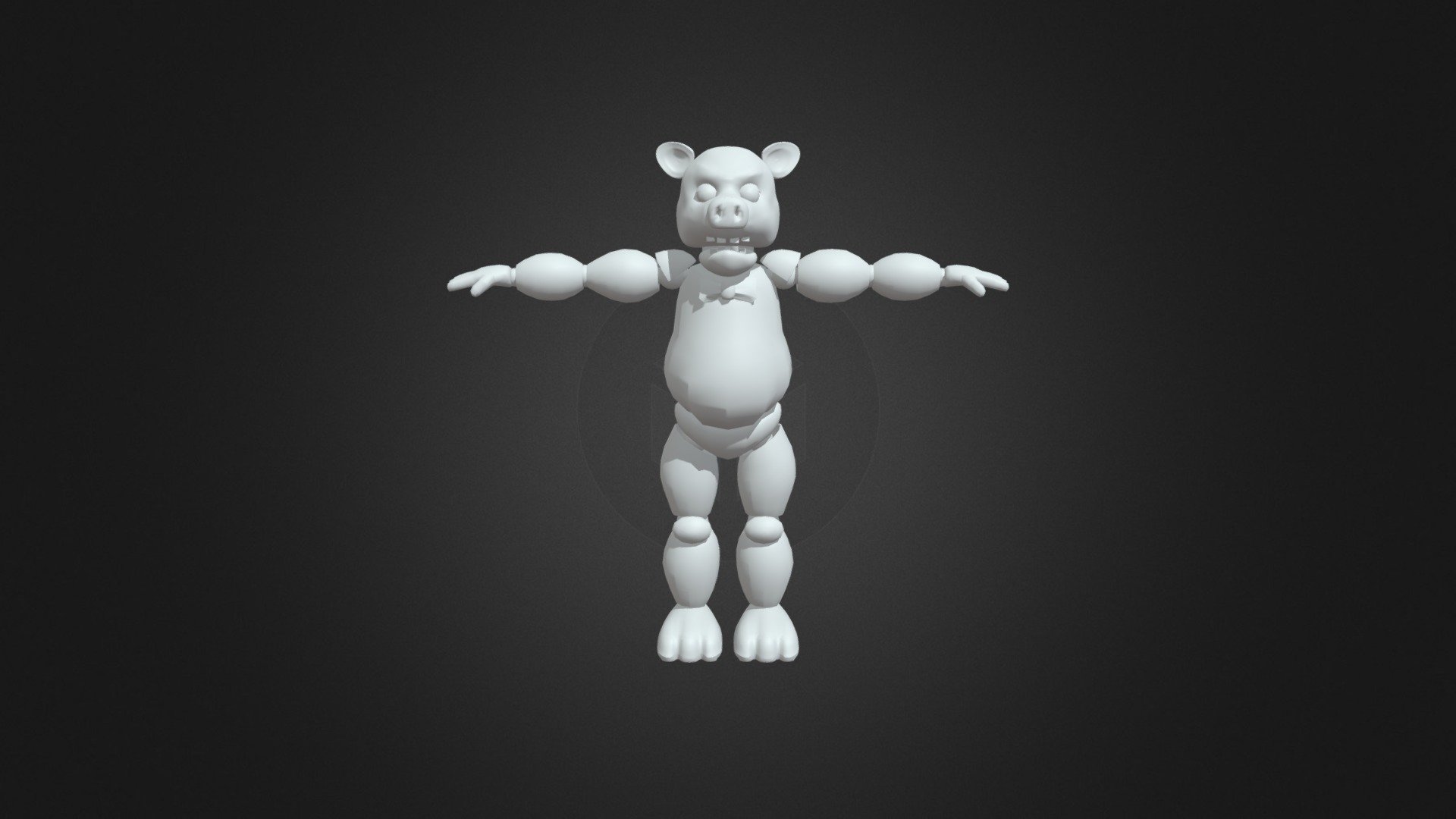 FNAF Pig OC - 3D model by Elliot Gong (@Taterblock17) [7112195] - Sketchfab