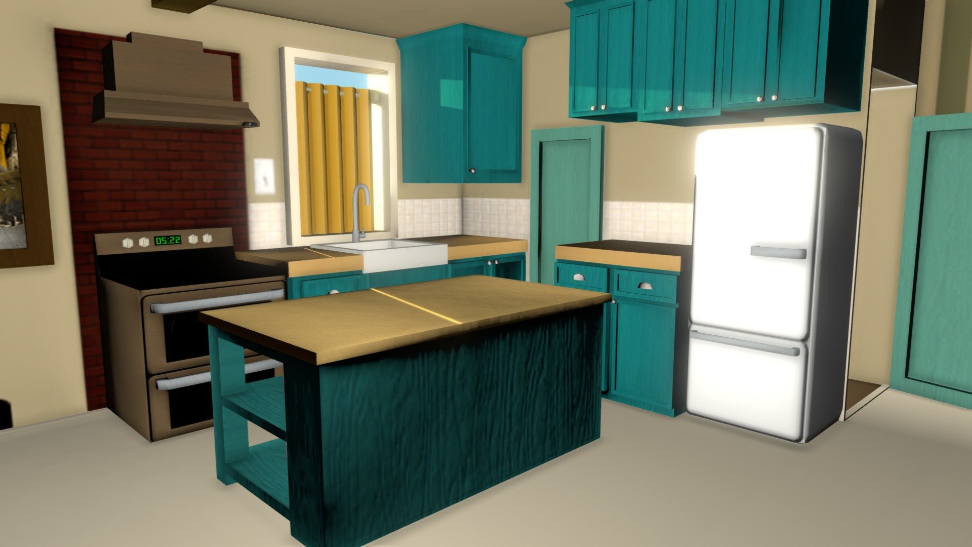 Corner Room Final Carly Riesterer - 3D model by carlyriesterer [71133c4 ...