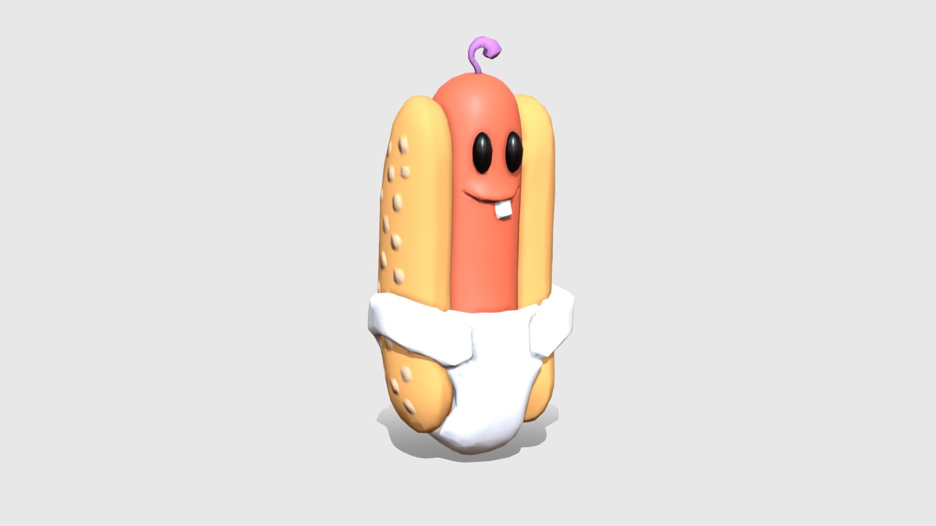 Your Uncle Meatball Meat Baby - 3D model by ApproxiMakes [711365d ...