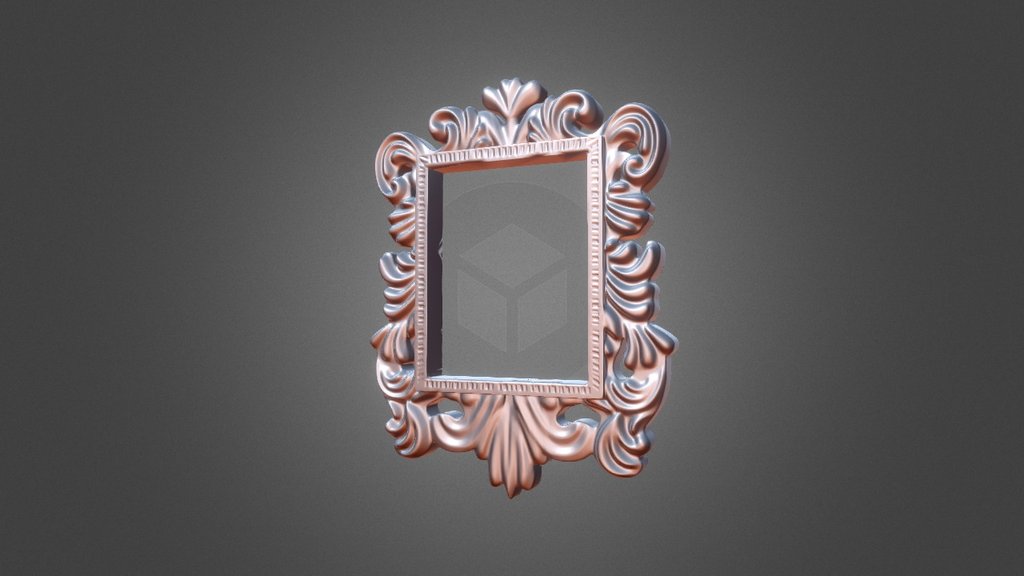 Ornamental Frame 001 - 3D model by Dmitry Kibo (@DmitryKibo) [711501a ...