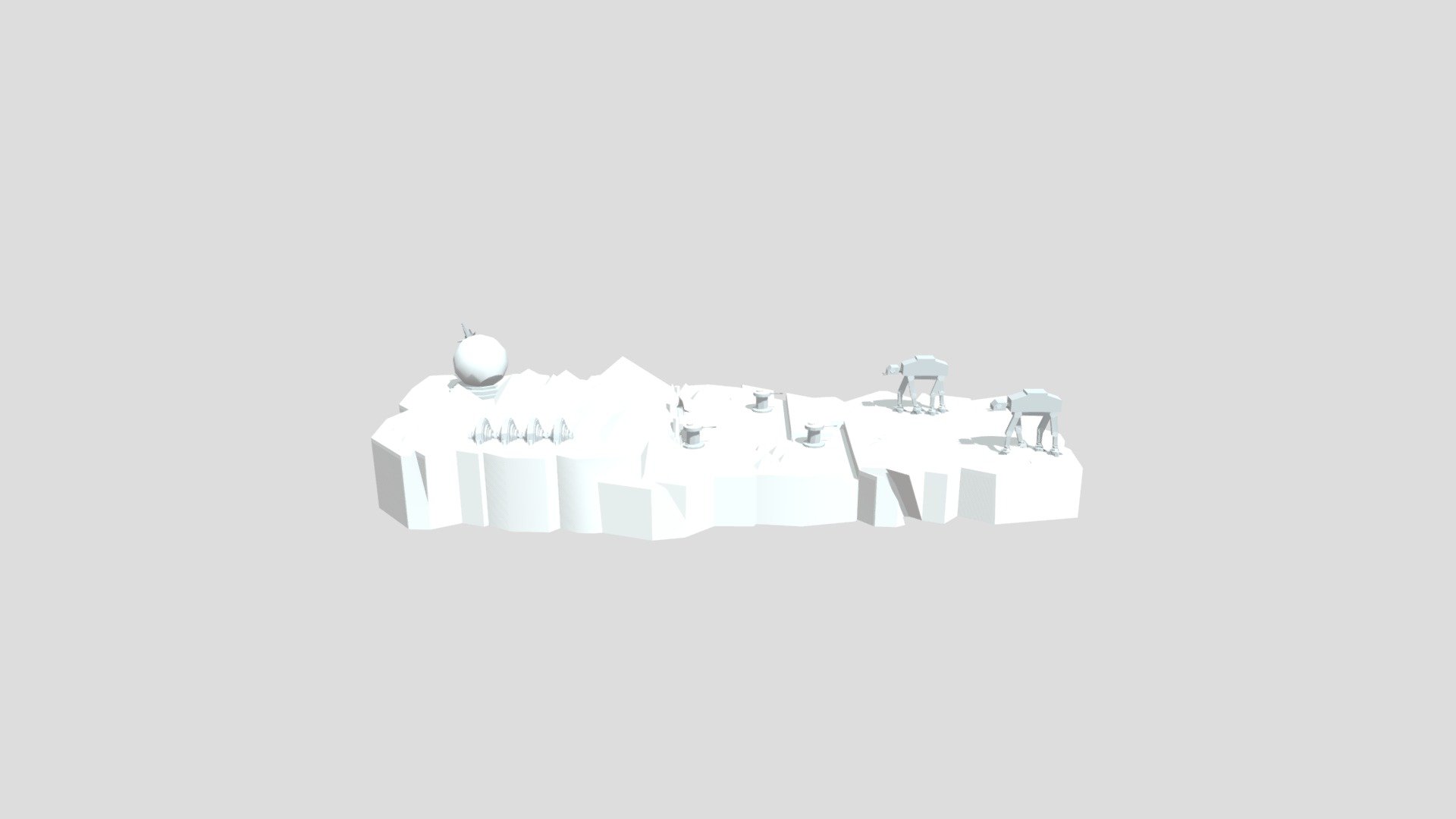 MLAB PAST HOTH BASE - Download Free 3D model by MLAB [7115a2c] - Sketchfab