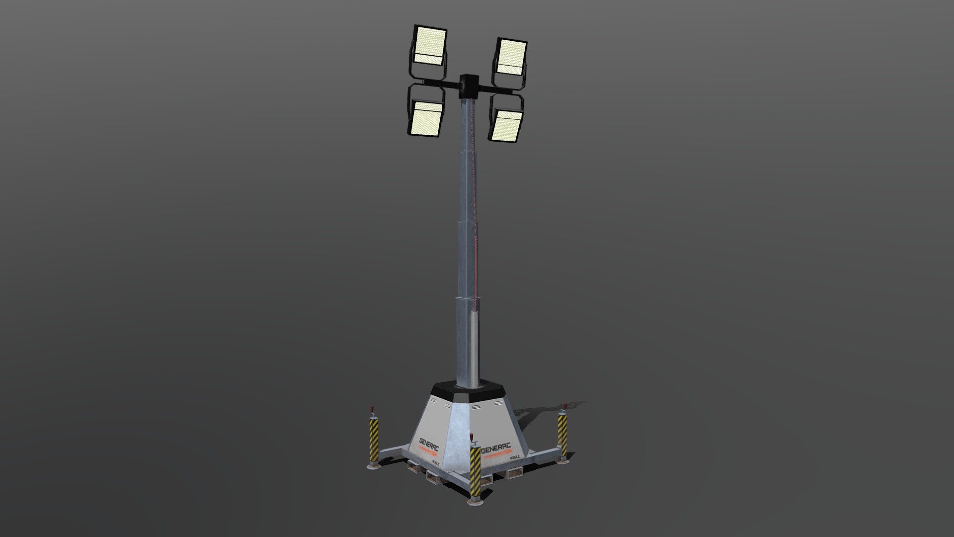 Portable Light Tower - Buy Royalty Free 3D model by Jayson Stauffer ...