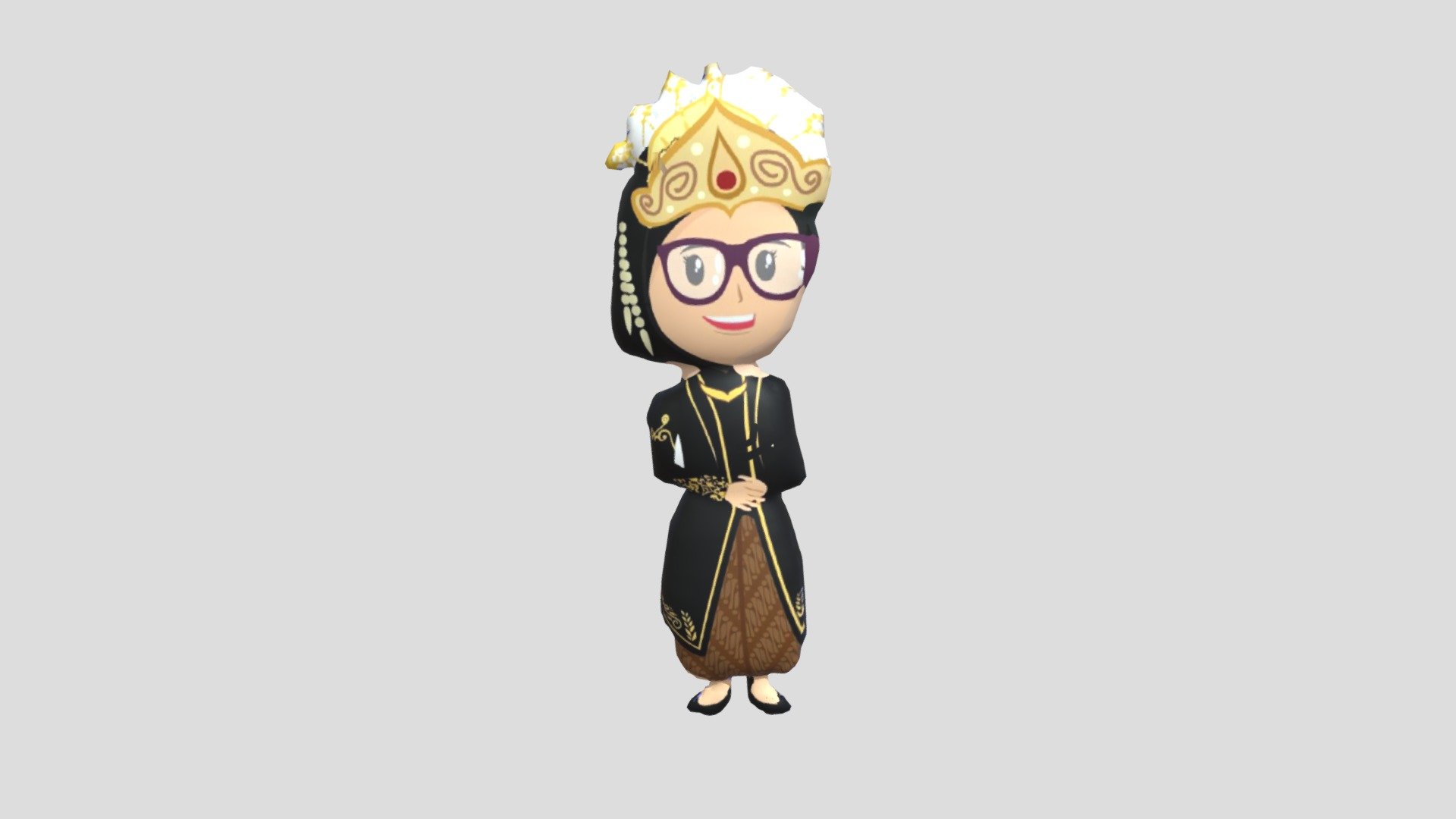 Baju Adat Menak Jabar - 3D model by isnanadifah81296 [7119ada] - Sketchfab