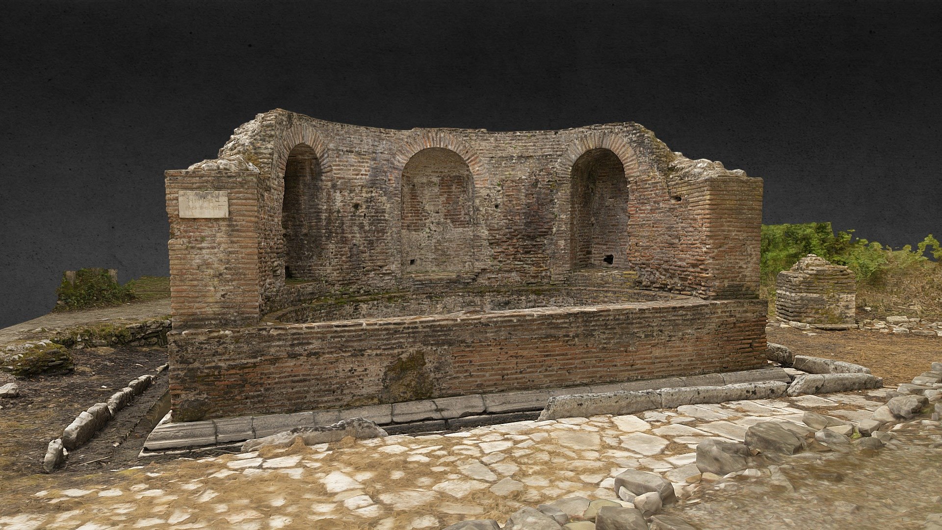 8. Nymphaeum - Butrint - 3D model by ATS [711a48c] - Sketchfab