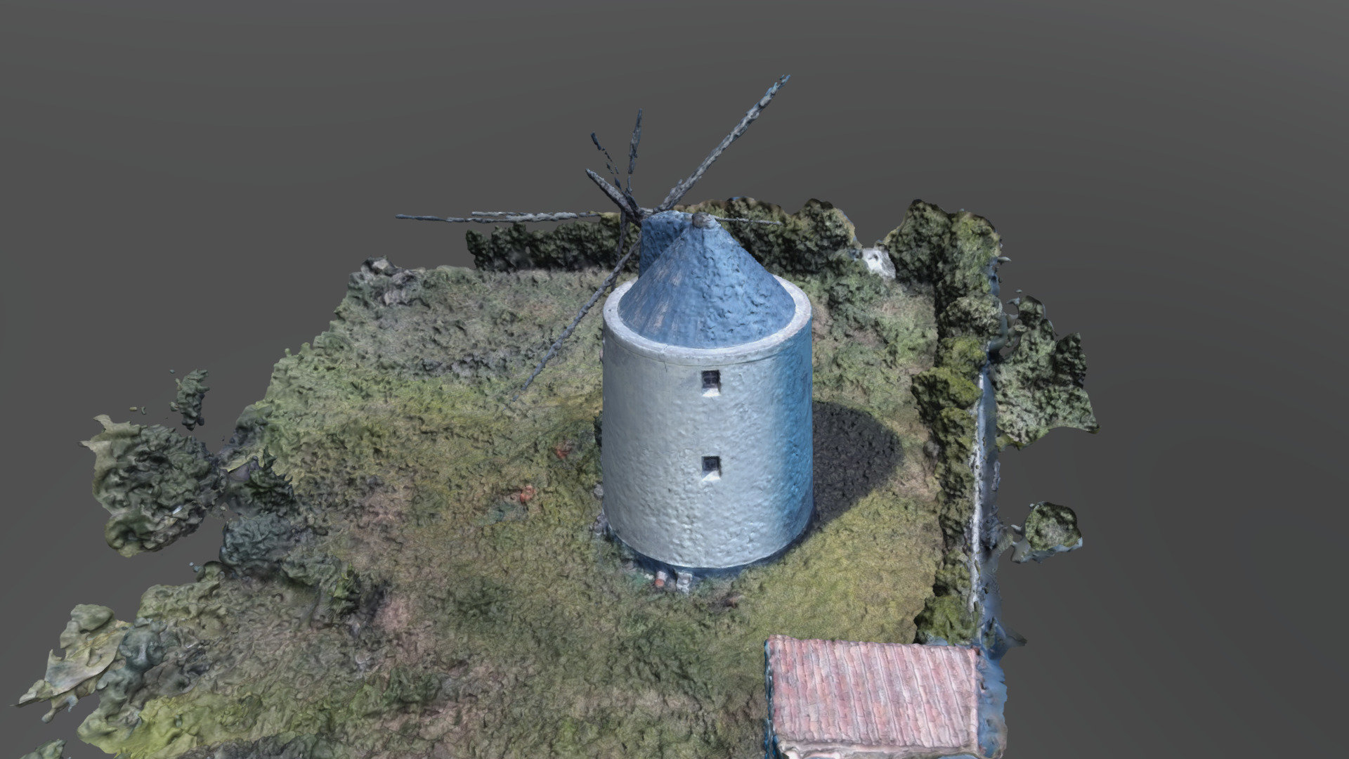 Ribamar Windmill - 3D model by Azor_digital [711aead] - Sketchfab
