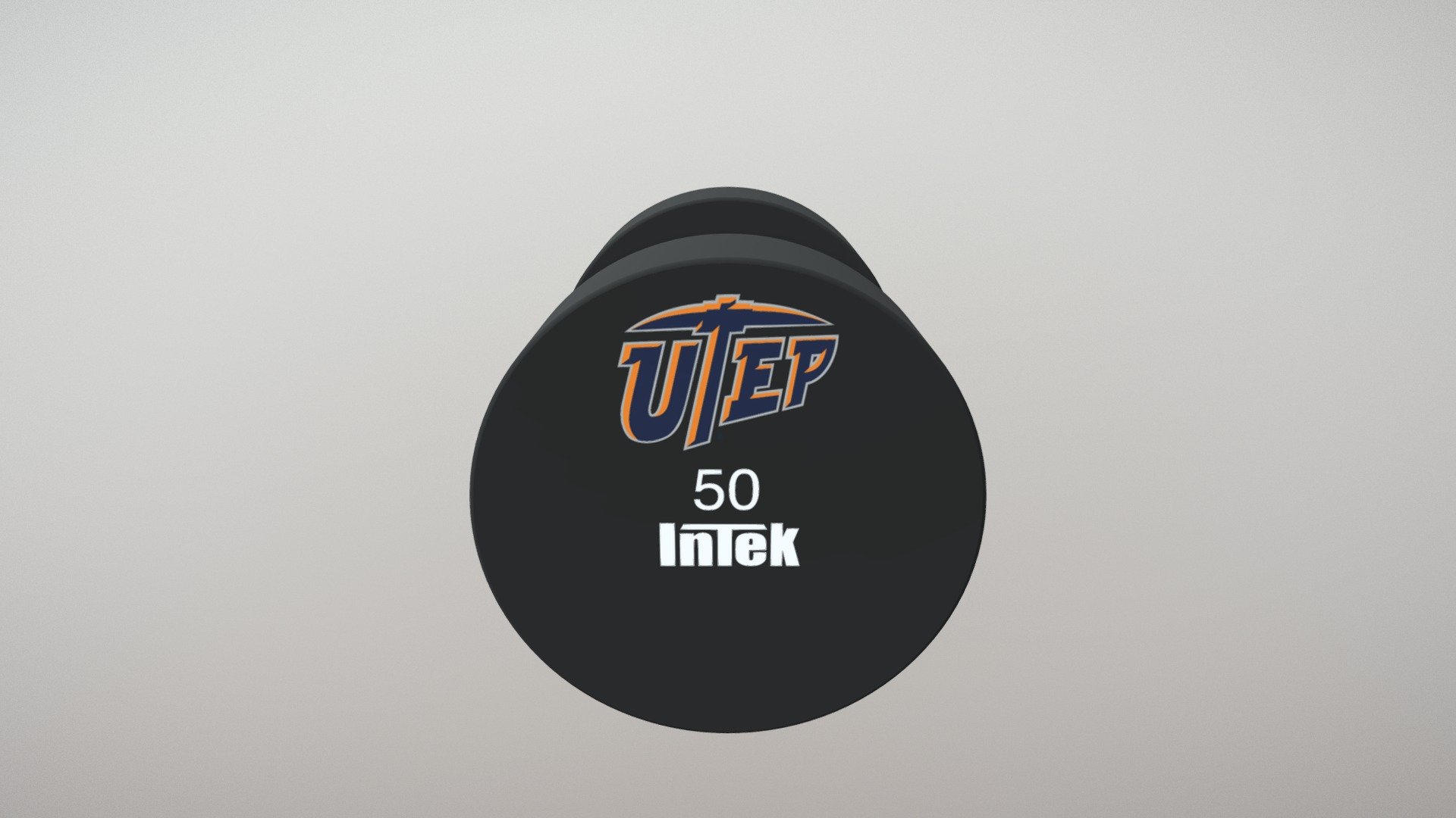 Intek Dumbbell - UTEP - 3D model by IntekStrength [711c75e] - Sketchfab