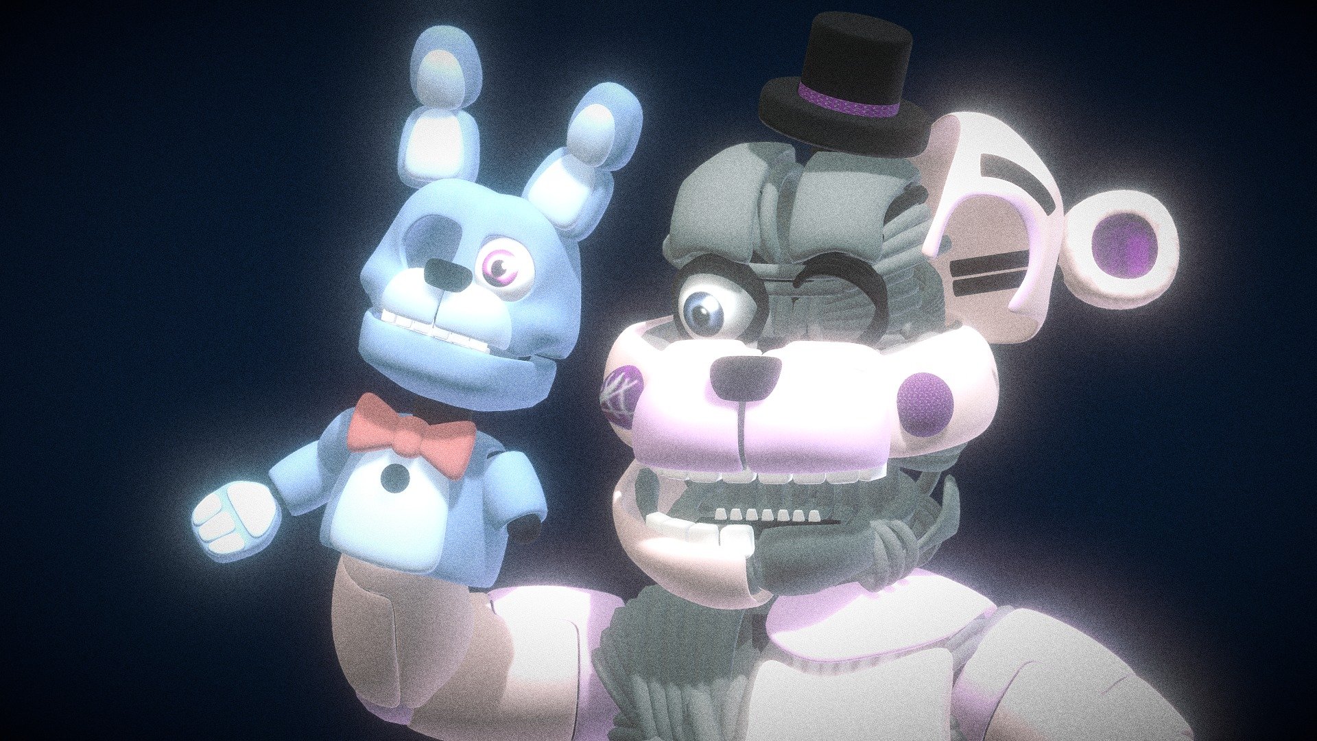 Withered Funtime Freddy - 3D model by Aquaferal (@benzyxcool) [711df9e ...