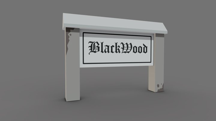 Name-board 3D models - Sketchfab