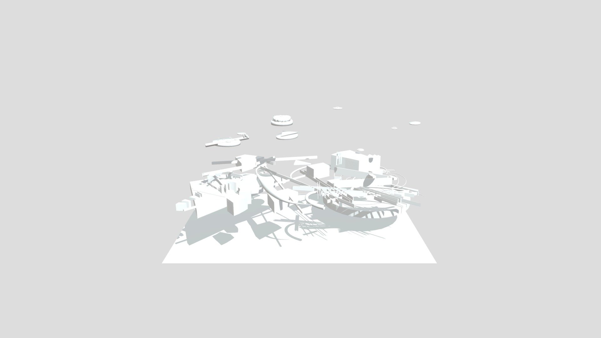Kandinsky blocks - 3D model by Aislingrens [71208ba] - Sketchfab