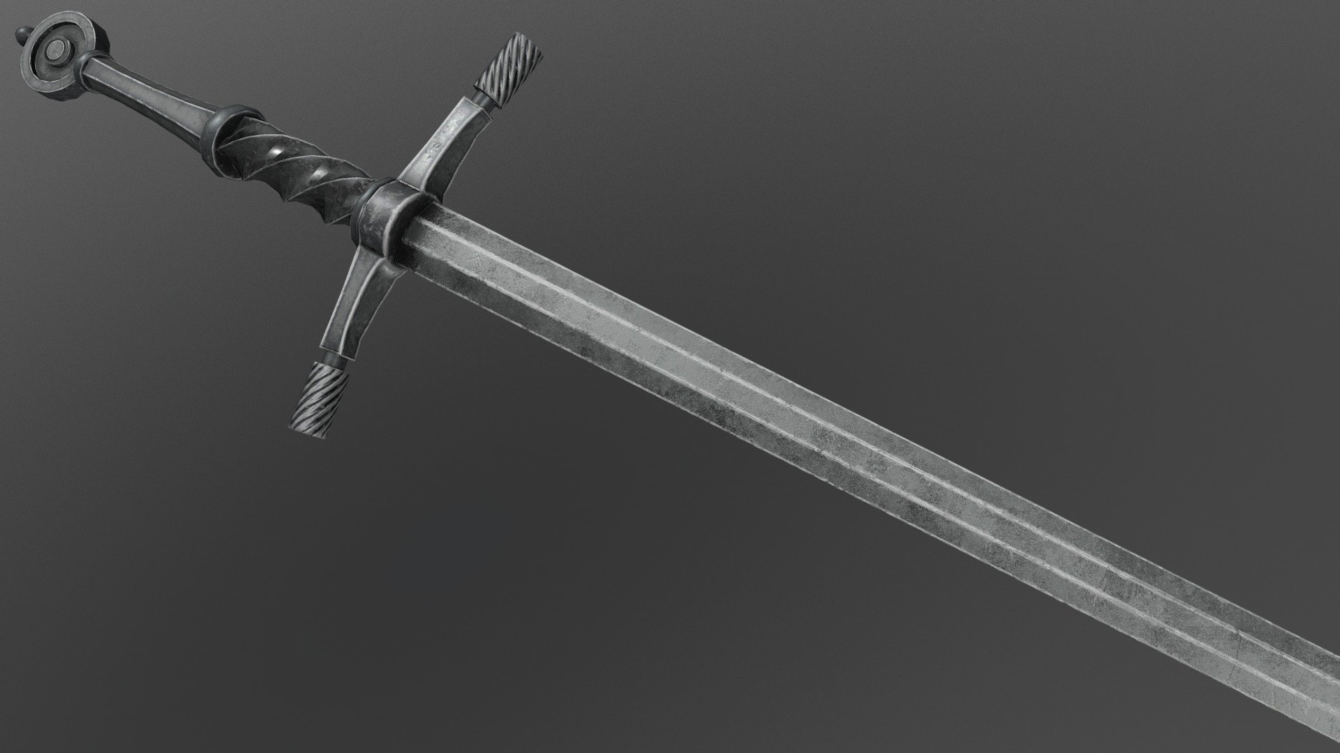 Long Sword - 3D model by DCKProject [7122733] - Sketchfab