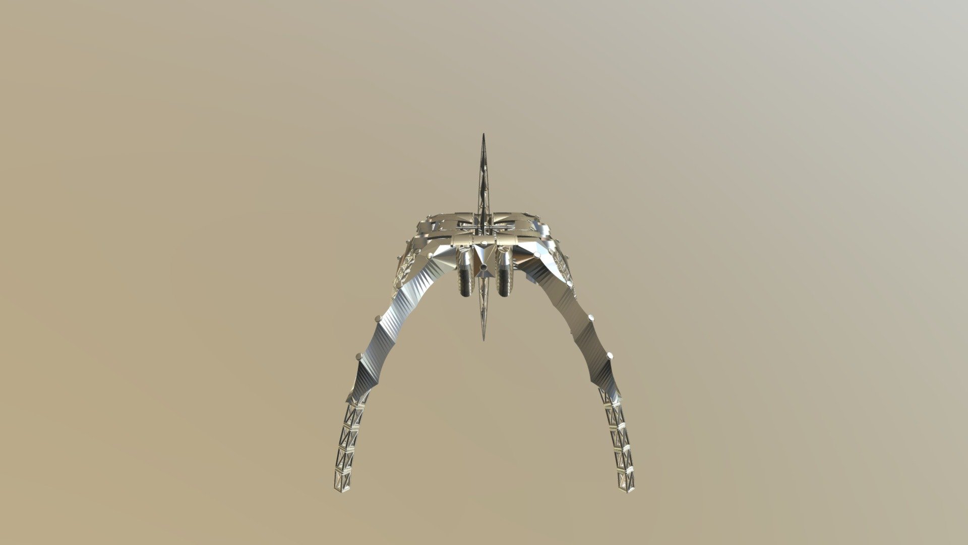 Claw Ship First Pass - 3D model by ConnorDavidson [71227d2] - Sketchfab