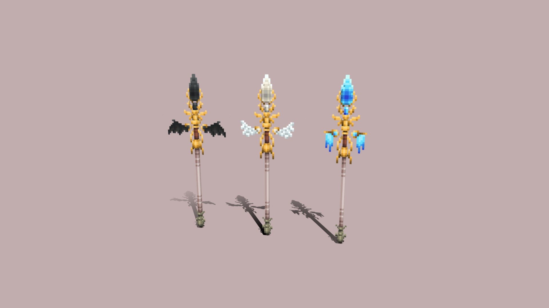 upgraded staff - 3D model by 어린작 young_work (@youngwork) [7122d43 ...