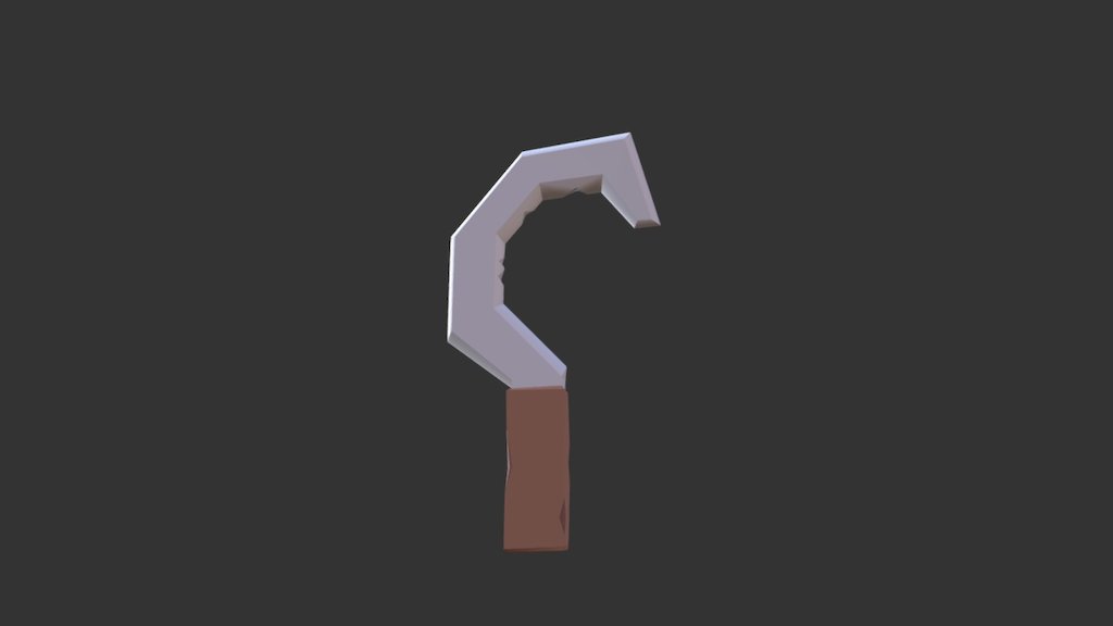 Low Poly Sickle - 3D model by ryl [7127be5] - Sketchfab