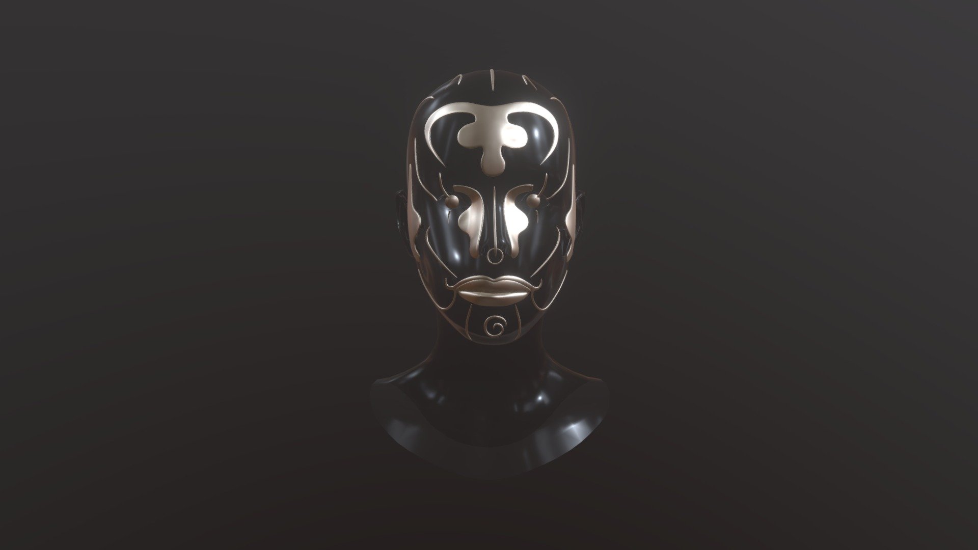 metal mask - 3D model by maycianni [7129654] - Sketchfab