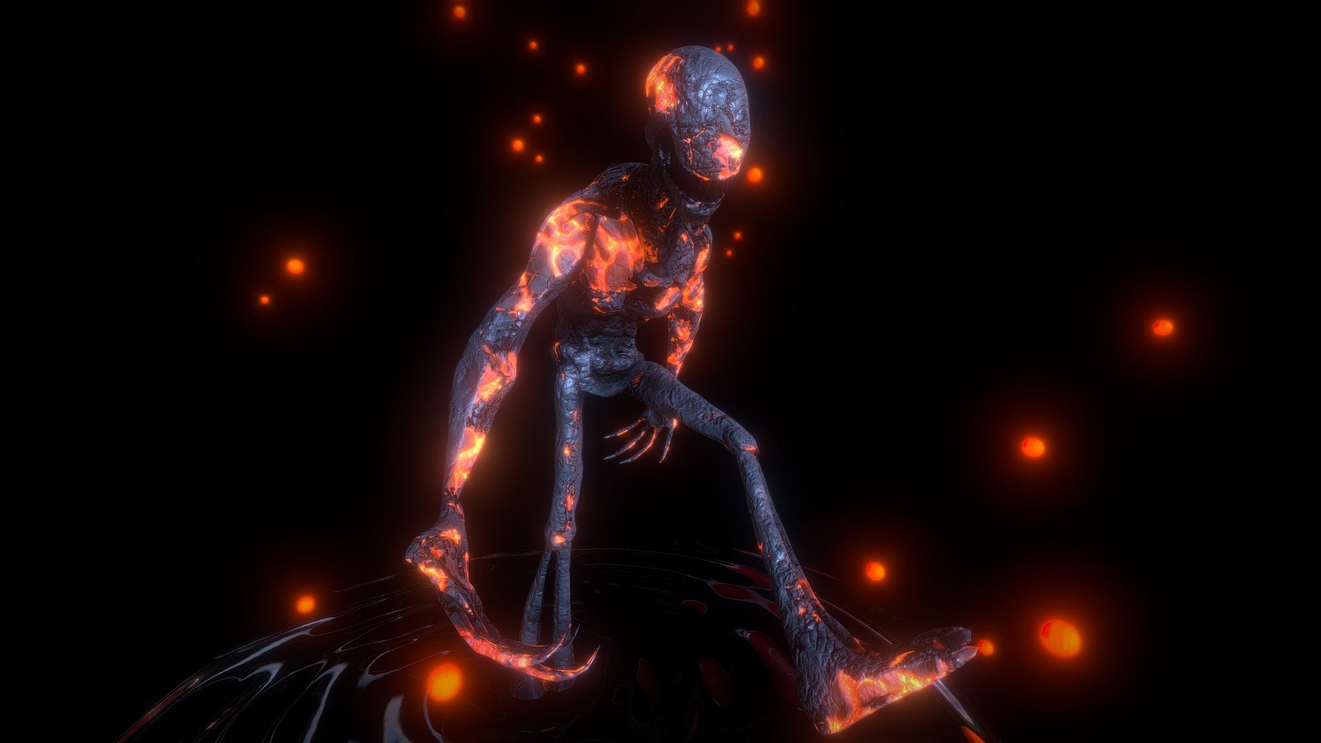 Infernal Sentinel | Game Ready Boss Monster - Buy Royalty Free 3D model ...