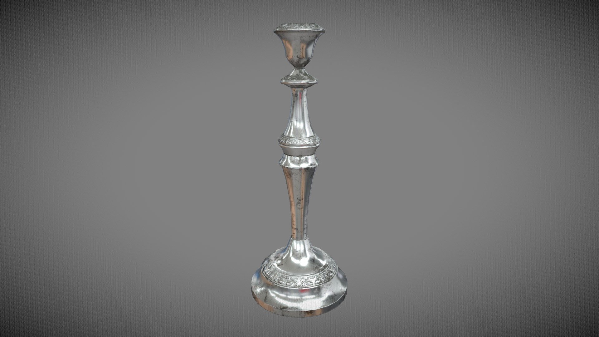 Ornate Candlestick - 3D model by BenMcCarthy1995 [712a1a9] - Sketchfab
