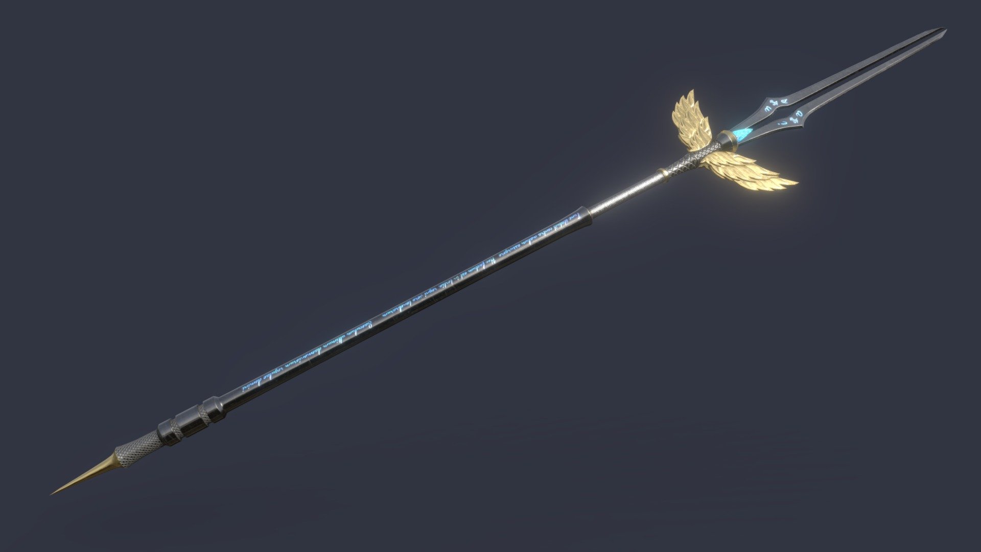 Fantasy Spear - Download Free 3D model by Mikołaj Michalak (Nillusion) (@M_Michalak) [712c385 ...