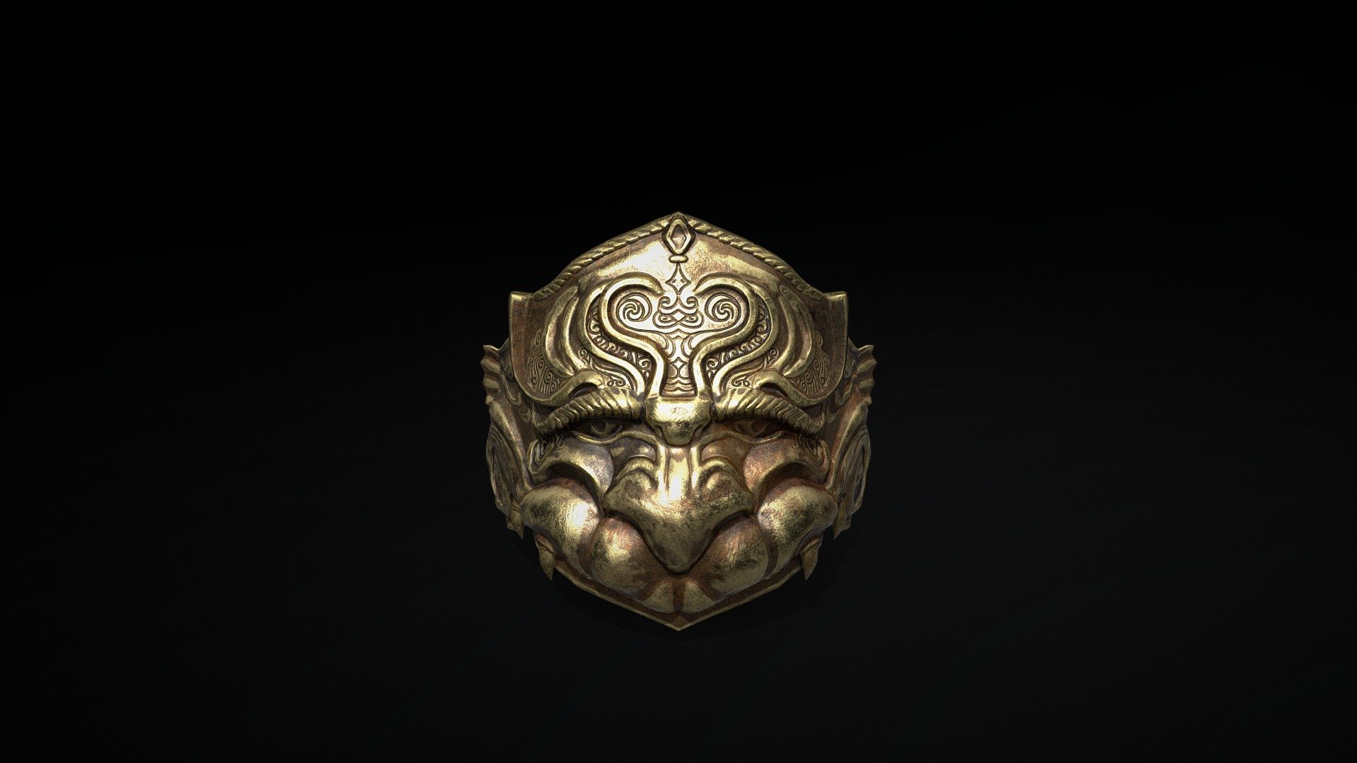 Radahn Helmet Fanart - 3D model by lepurush [712c996] - Sketchfab