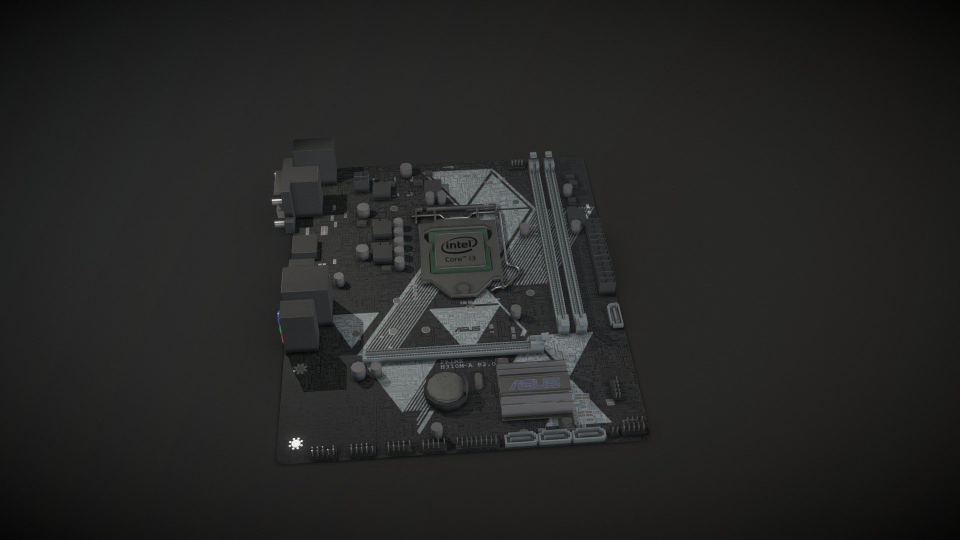 Motherboard - 3D model by LehaYa [712d05c] - Sketchfab