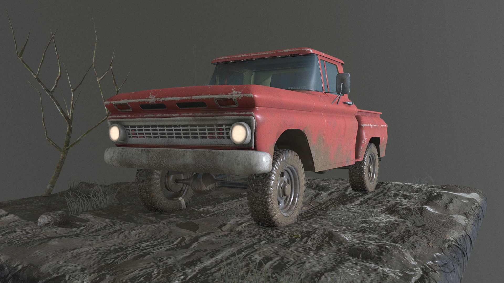 4x4 truck - 3D model by Chip Buchanan (@ChipBuchanan) [712d234] - Sketchfab