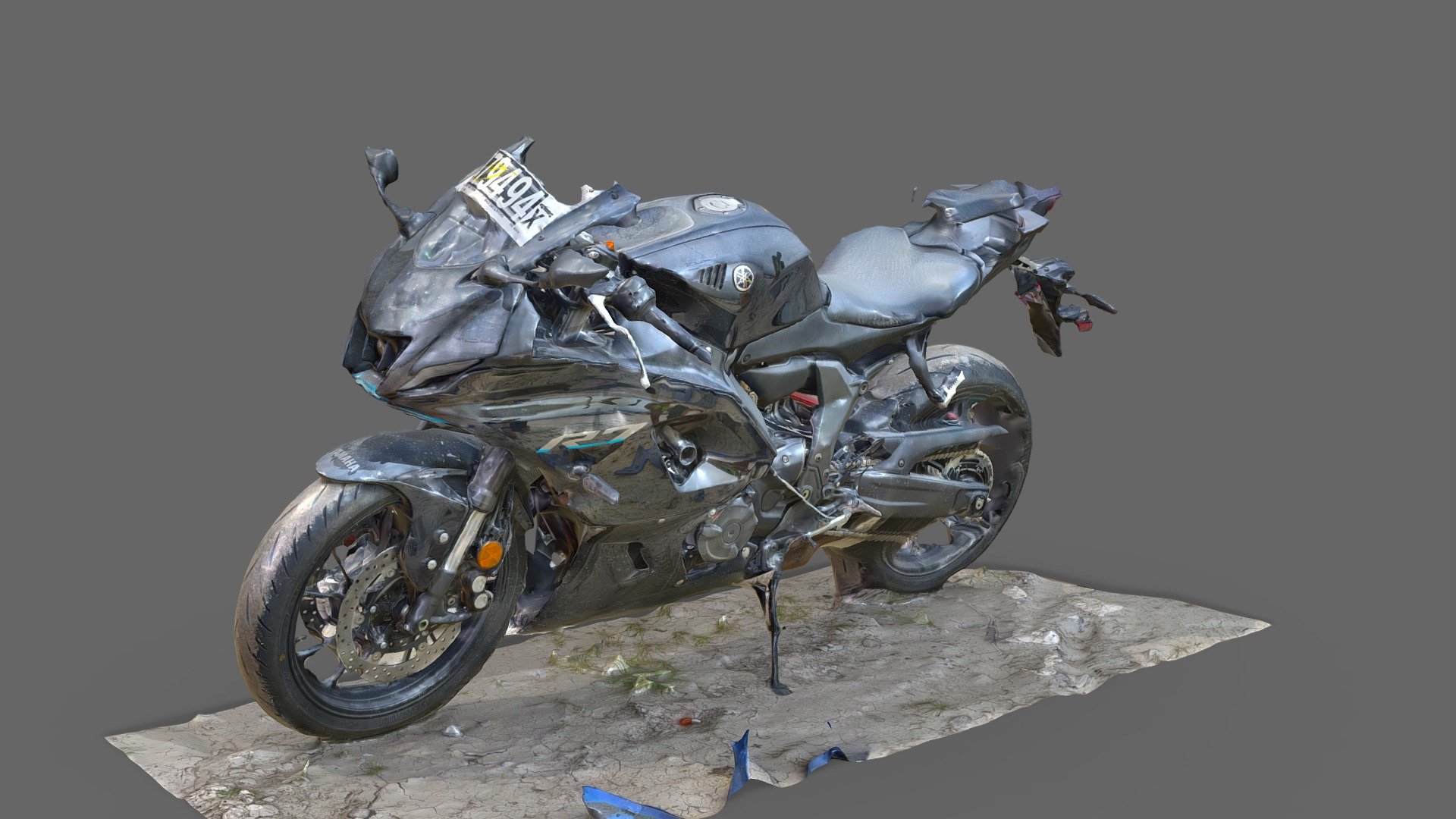 Yamaha R7 motorbike reference - Buy Royalty Free 3D model by Goncharov ...