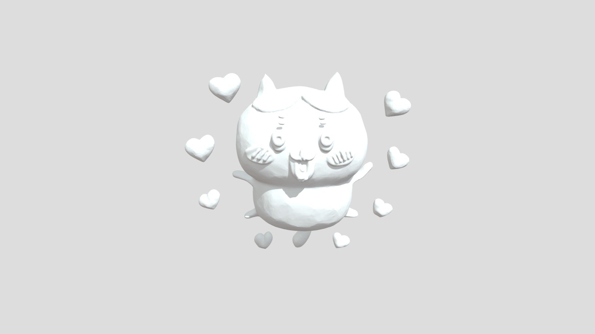 Heart Cat - Download Free 3D model by eulogy1337 [712f518] - Sketchfab
