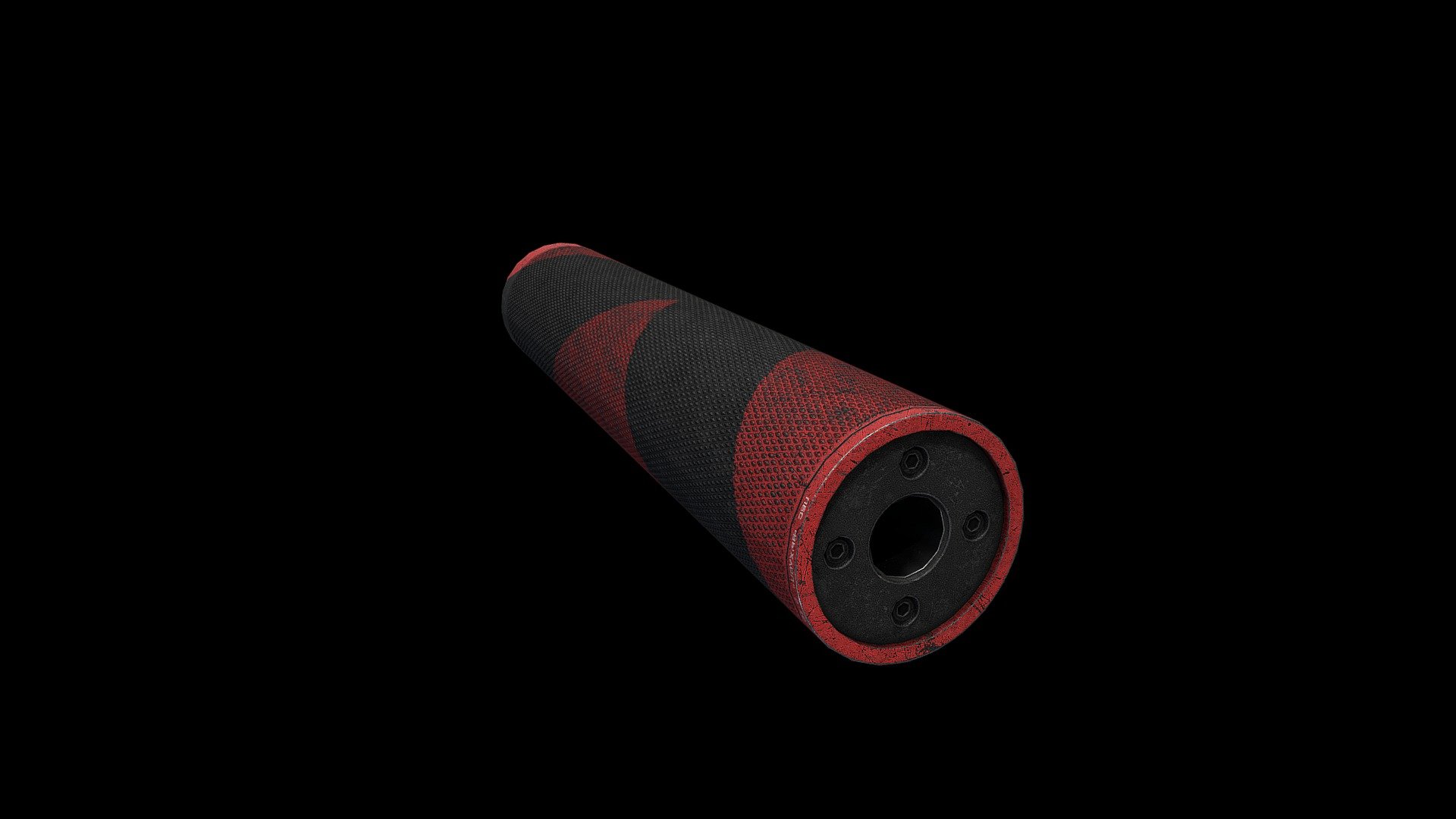 Weapon silencer "Discharge" - 3D model by ArtbyWarlocK [7130c90 ...