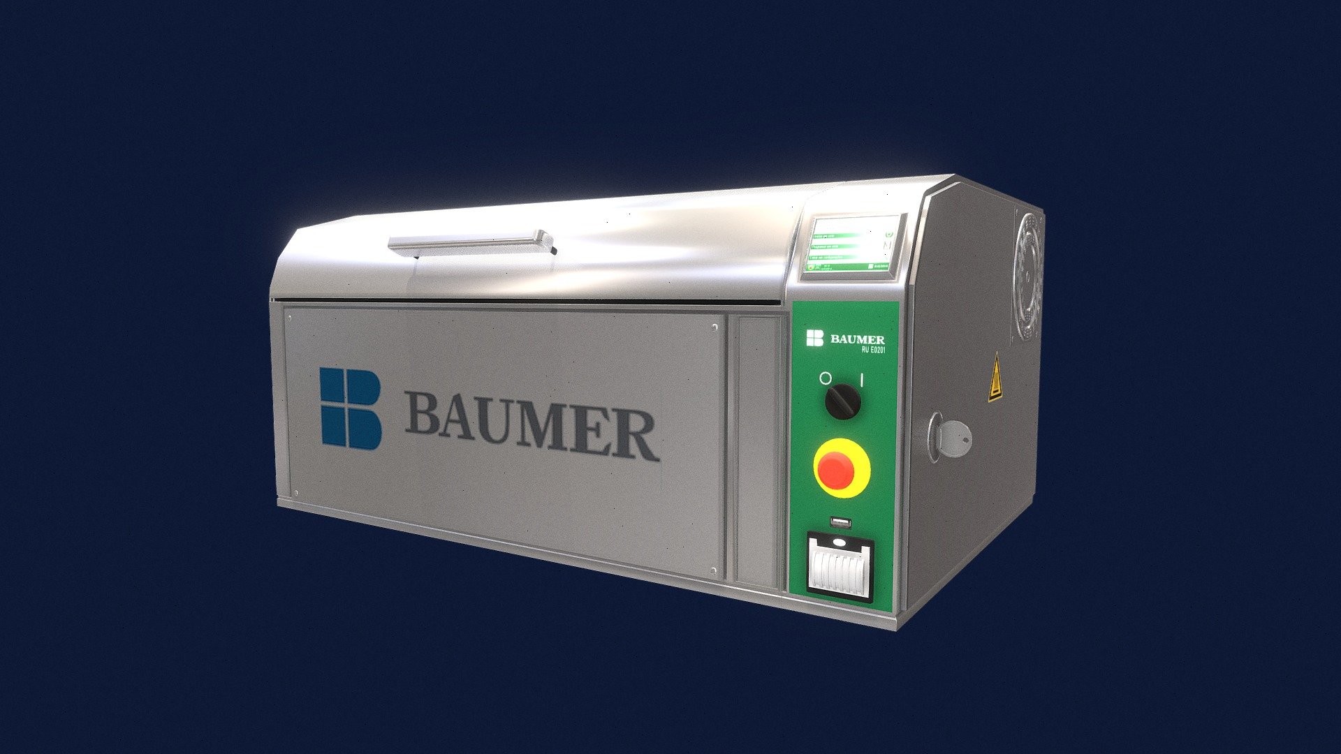 BAUMER LAVADORA ULTRASÓNICA - 3D model by EMCO S.A.S (@tdoblet) [71335bc] - Sketchfab