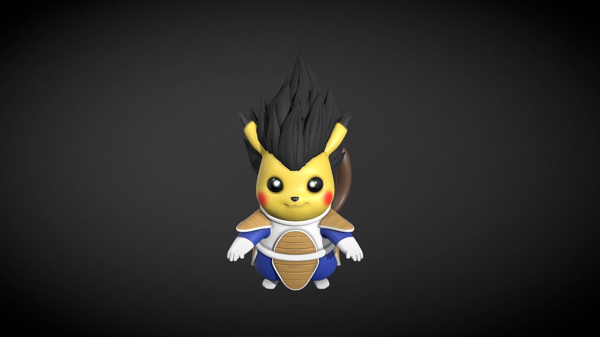 Pikachu/Vegetta Character - 3D model by paolavalenciamu [71353a5 ...