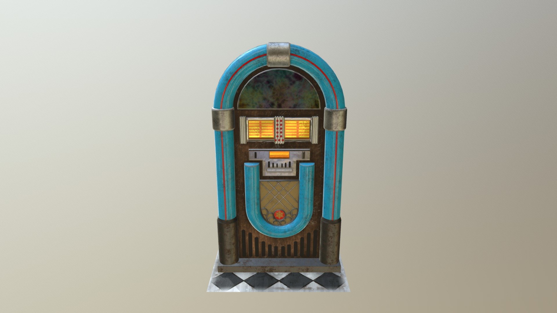 Jukebox - 3D model by Maritza Dominguez (@dominguezm) [7138df4] - Sketchfab