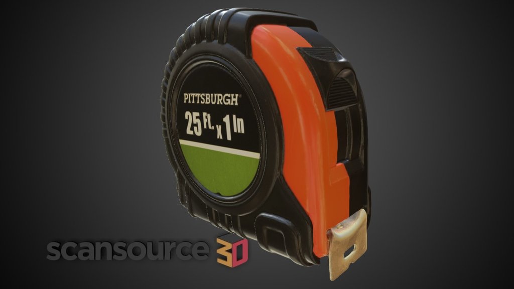 Measuring Tape - Download Free 3D model by ScanSource 3D (@scansource3d ...