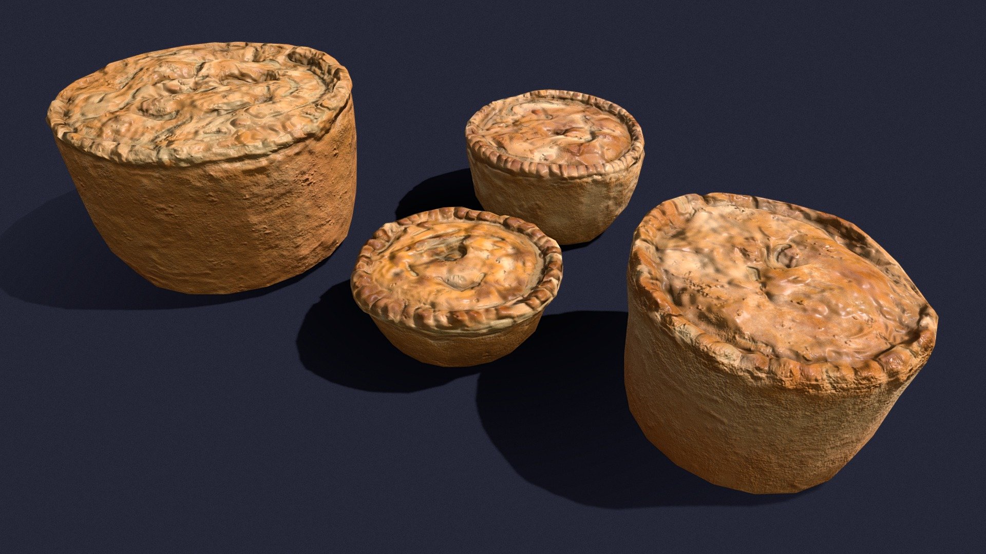 Medieval_Pies - Buy Royalty Free 3D model by GetDeadEntertainment ...