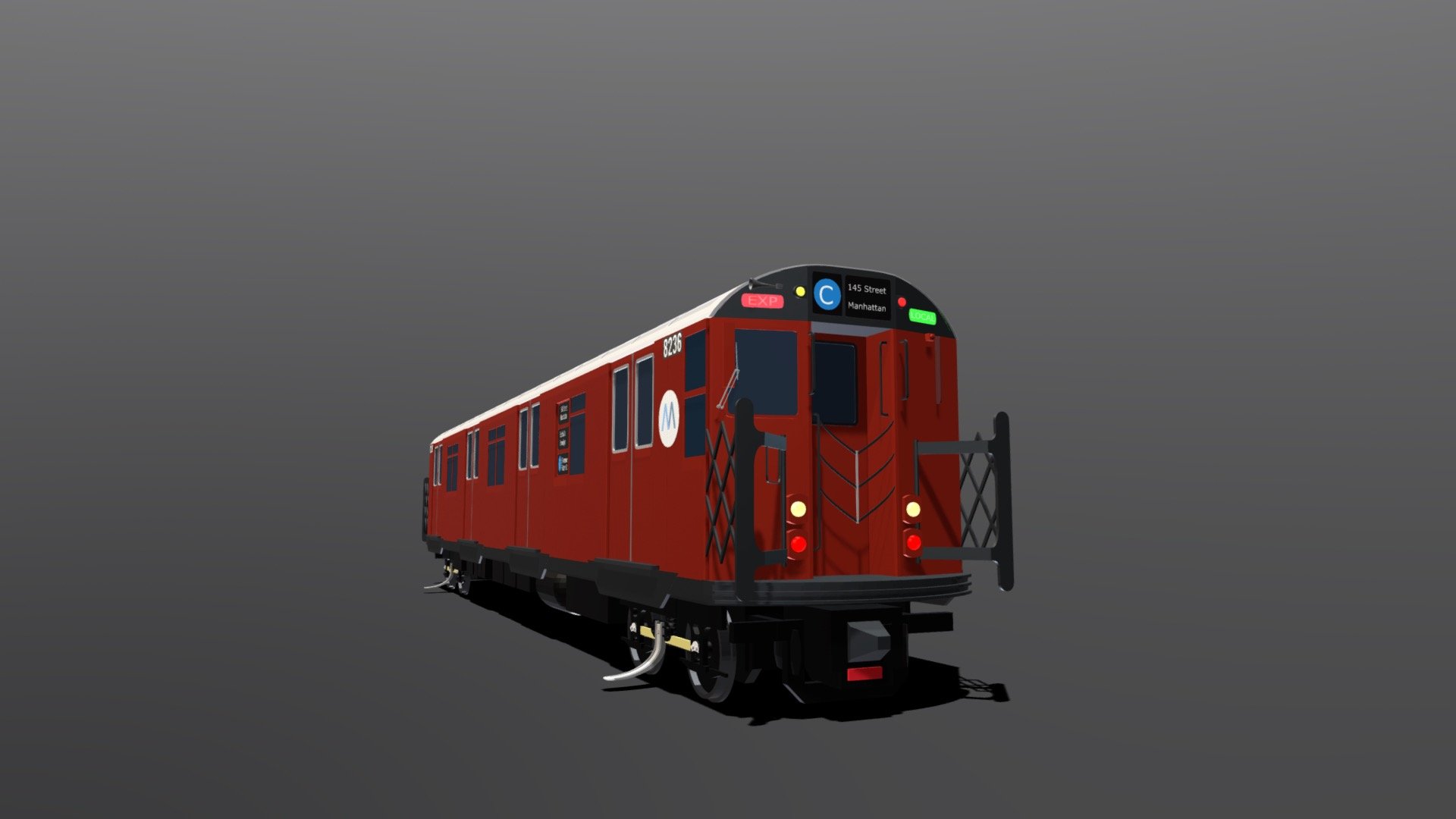 NYCT R27/R30 Redbird Subway car - Download Free 3D model by NanoRay ...