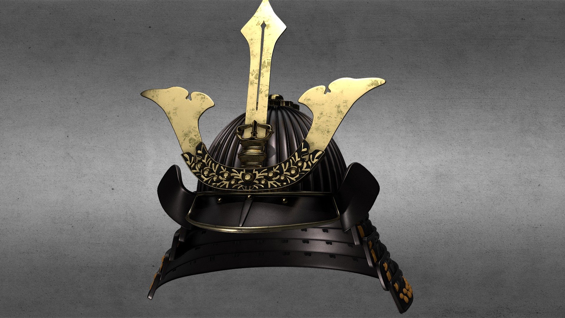 Samurai Helmet (kabuto) - 3D model by take_model [713b21b] - Sketchfab