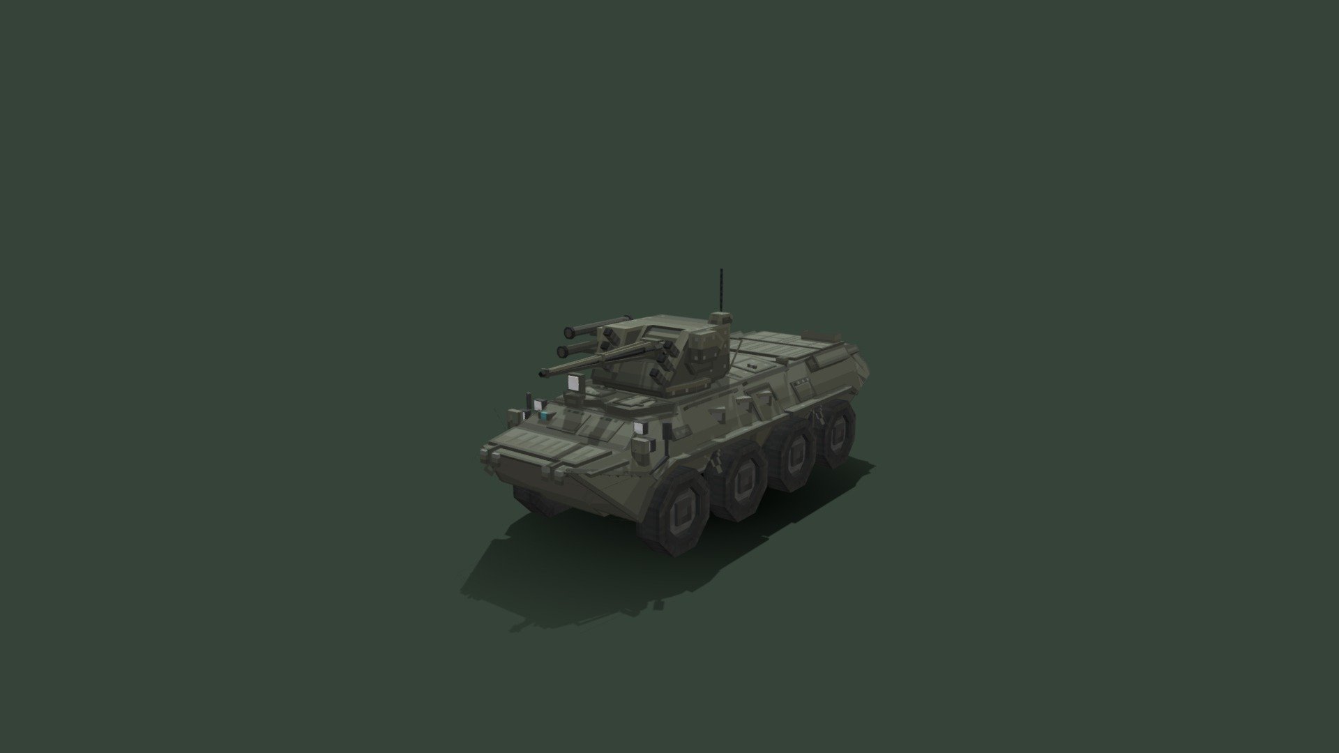 BTR-3 [LOW-POLY] - 3D model by BLACKOUT1987 (@blackout_198787) [713ce95 ...