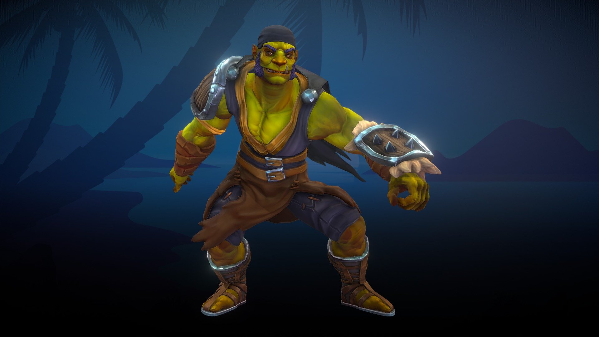 Stylized Orc Male Bandit(Outfit) - 3D model by N-hance Studio ...