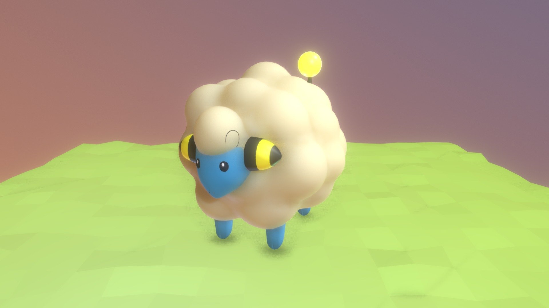 Mareep - 3D model by Frank Bere (@Frank.Bere) [713fd6d] - Sketchfab