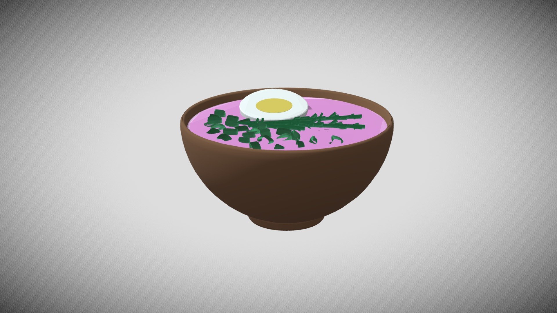 Pink soup - Saltibarsciai - 3D model by kaminilla [7140f96] - Sketchfab