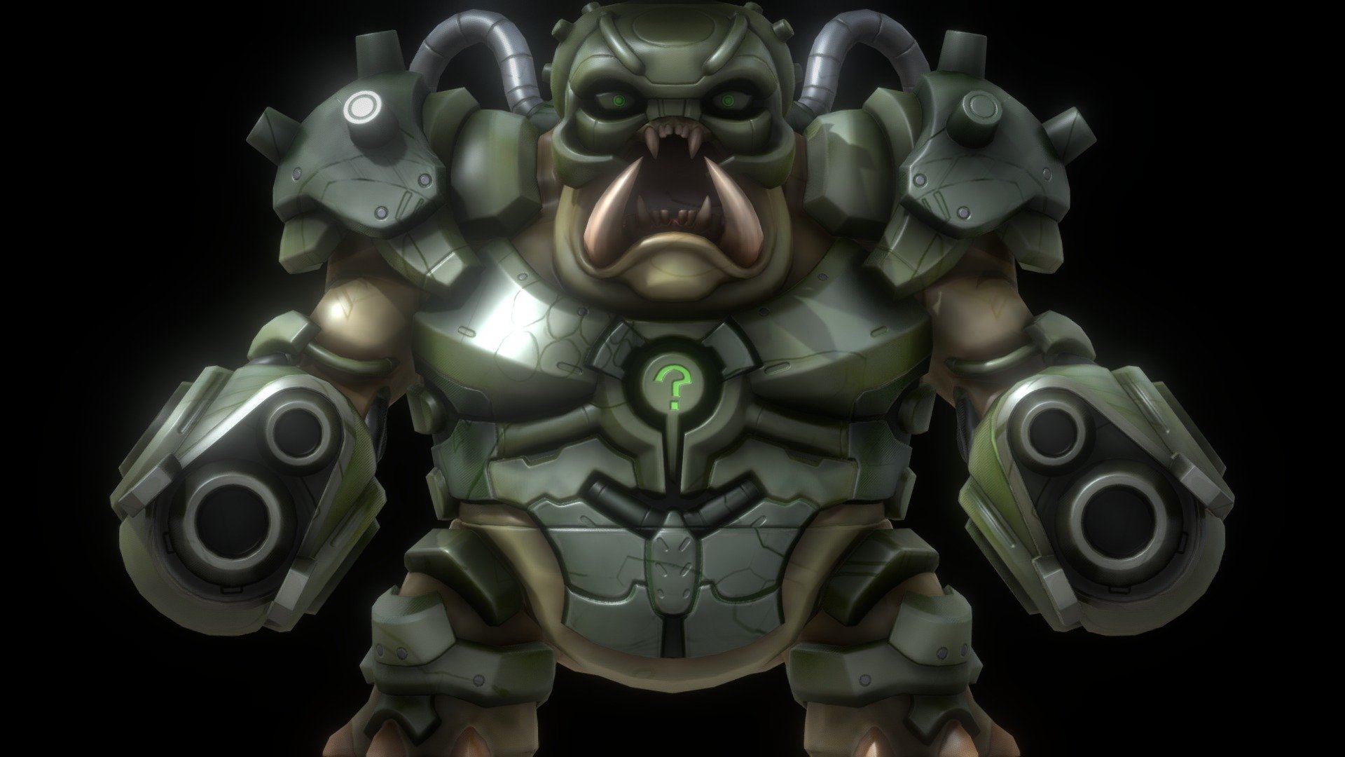 DOOM eternal cyber mancubus - Download Free 3D model by DJ_Nugget ...