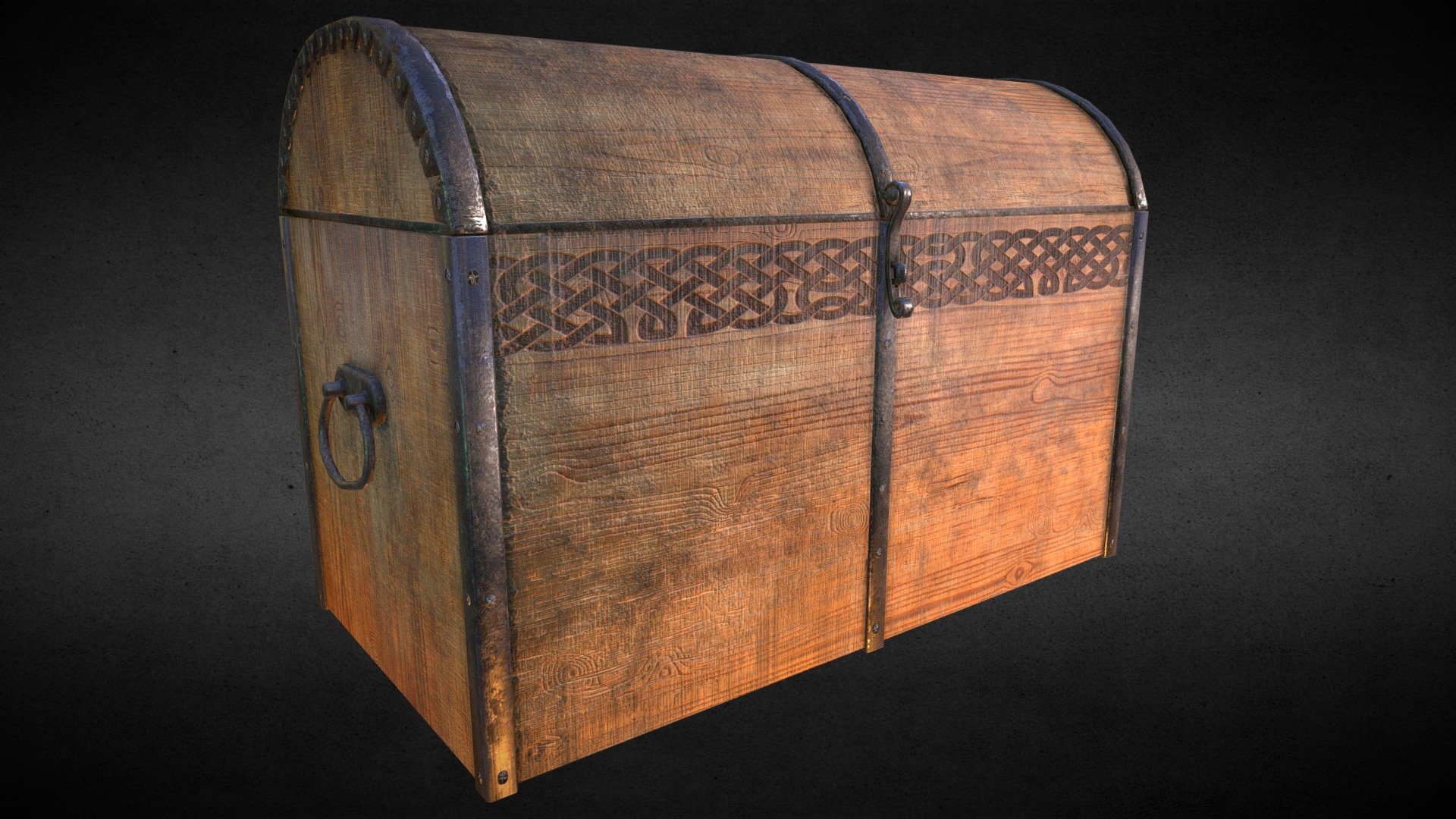 A chest with viking style - 3D model by Ofiusa3D [7143c09] - Sketchfab