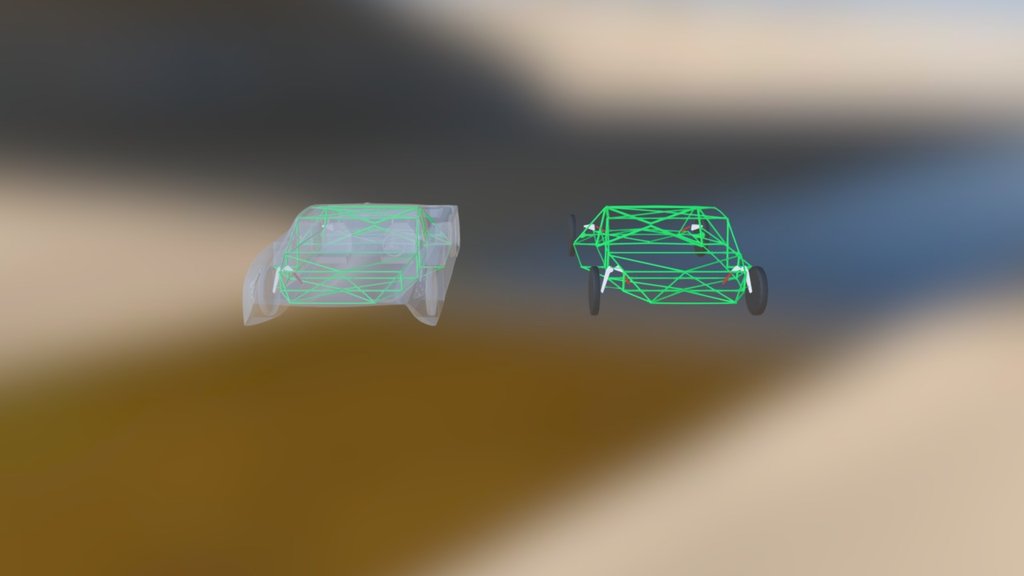 Solar Car Frame - 3D model by henrygb [7144cd0] - Sketchfab