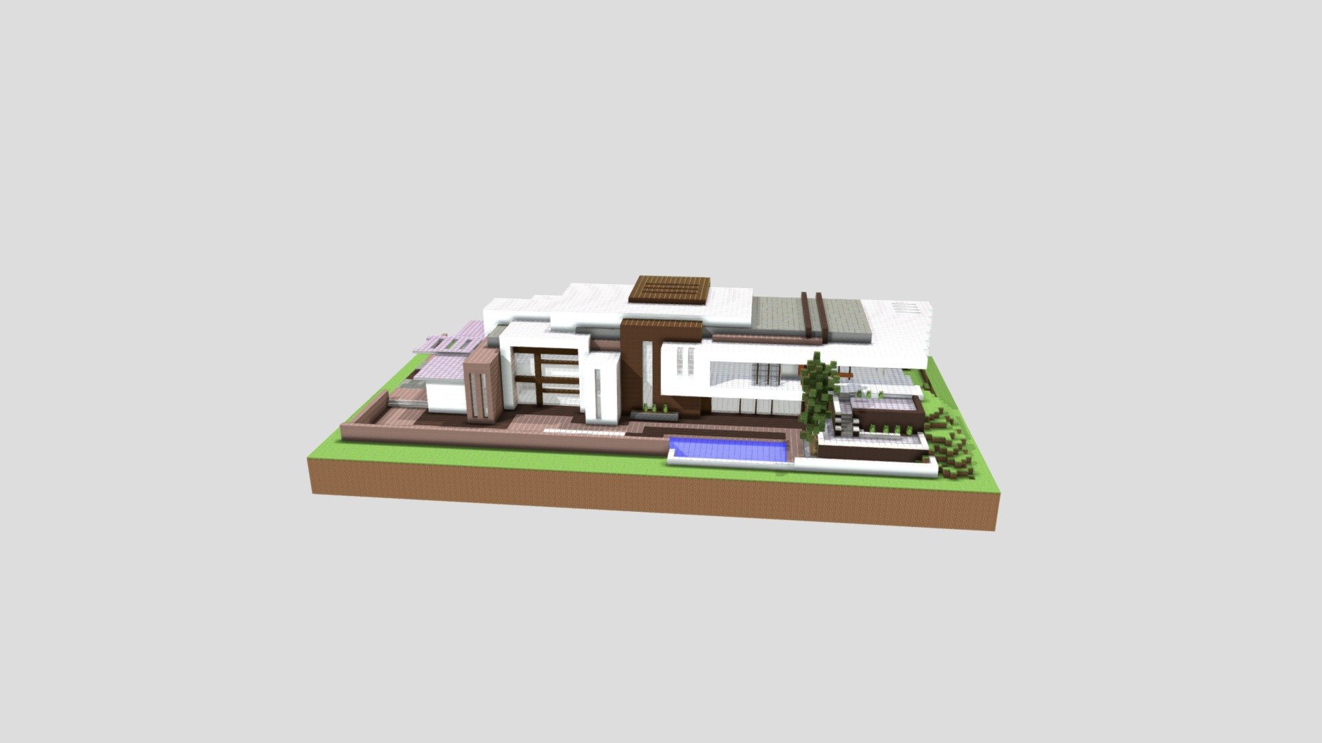 Minecraft Modern House - Download Free 3D model by jar (@jar9th ...