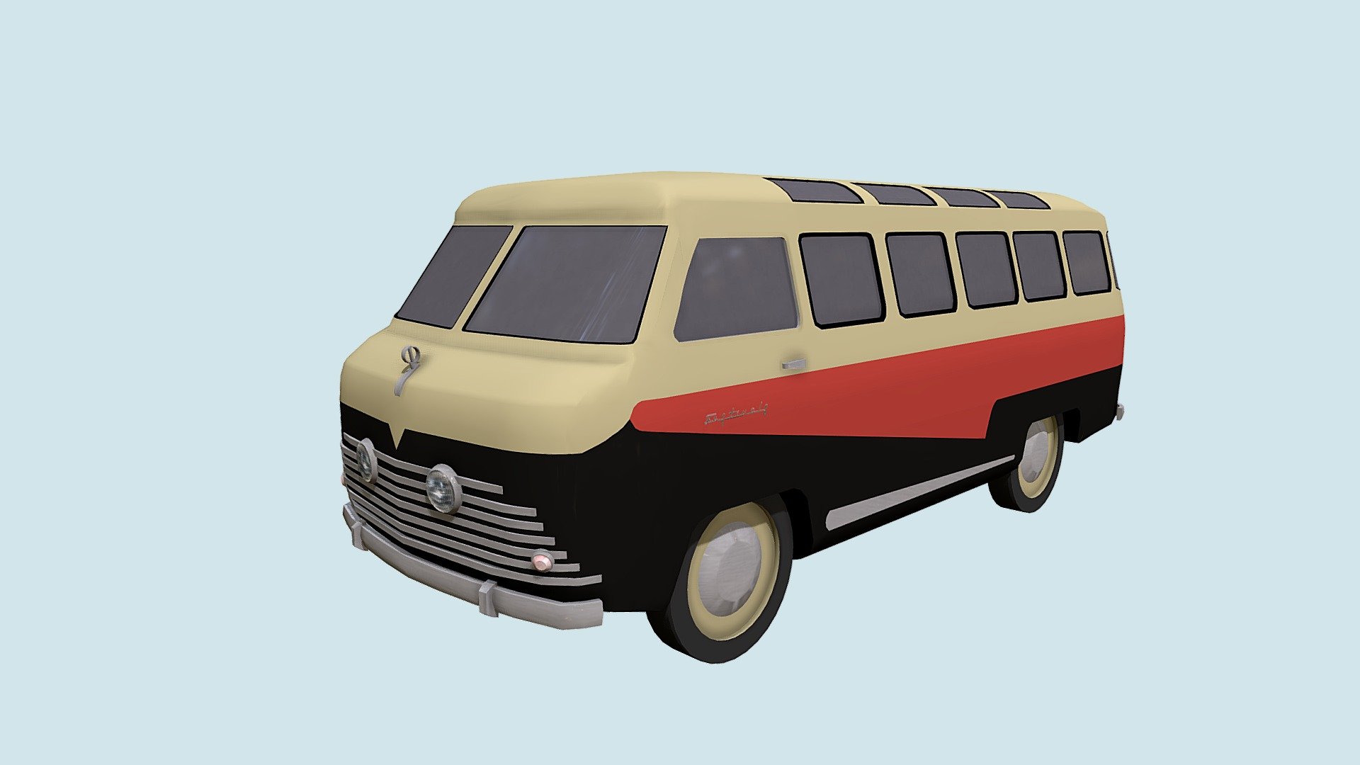 The Soviet model RAF-10 "Festival" of 1957 - 3D model by cr_monroe (@cr ...