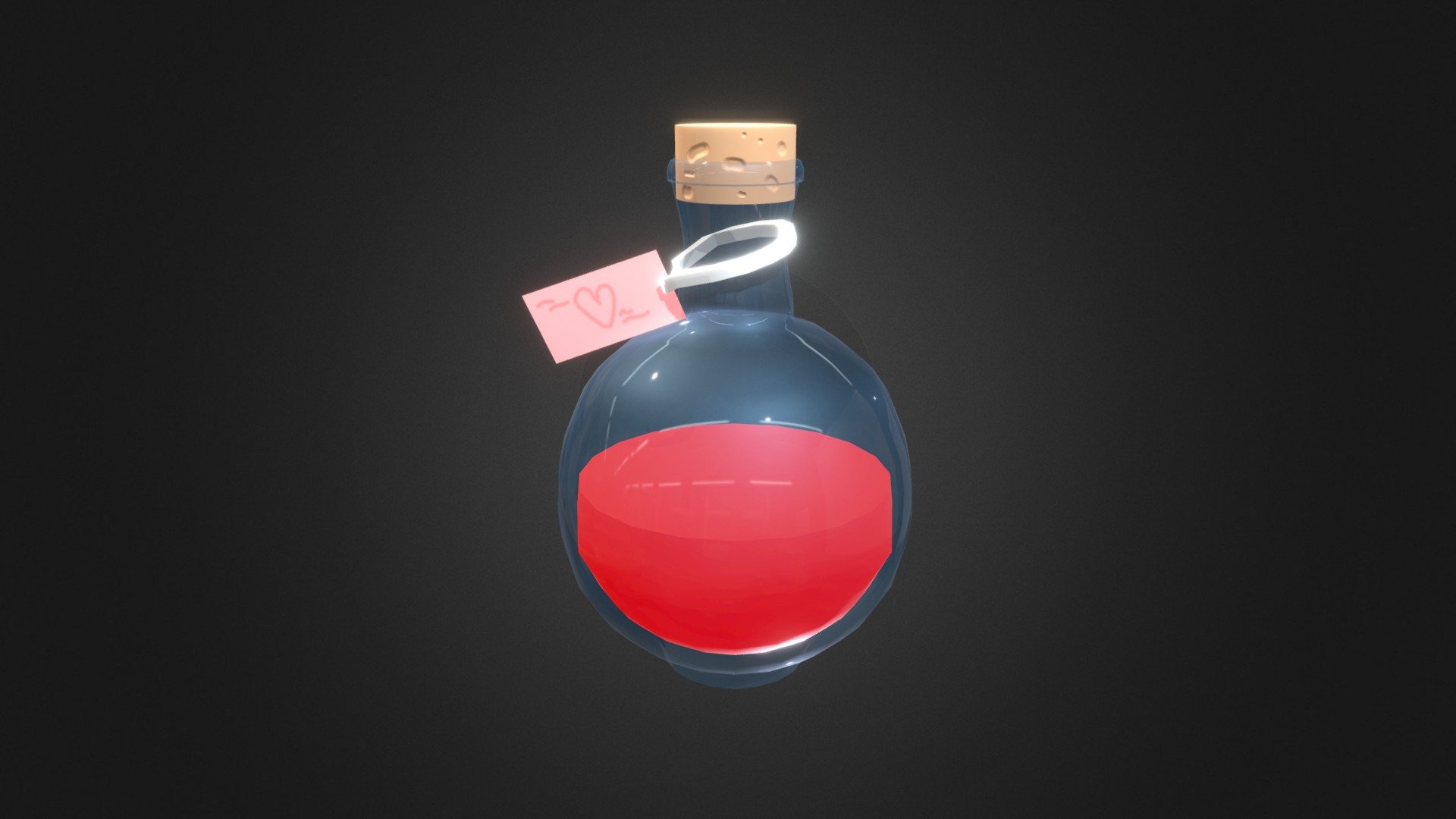 Red Potion - Download Free 3D model by Citrus (@citrusfriendd) [71467b4 ...