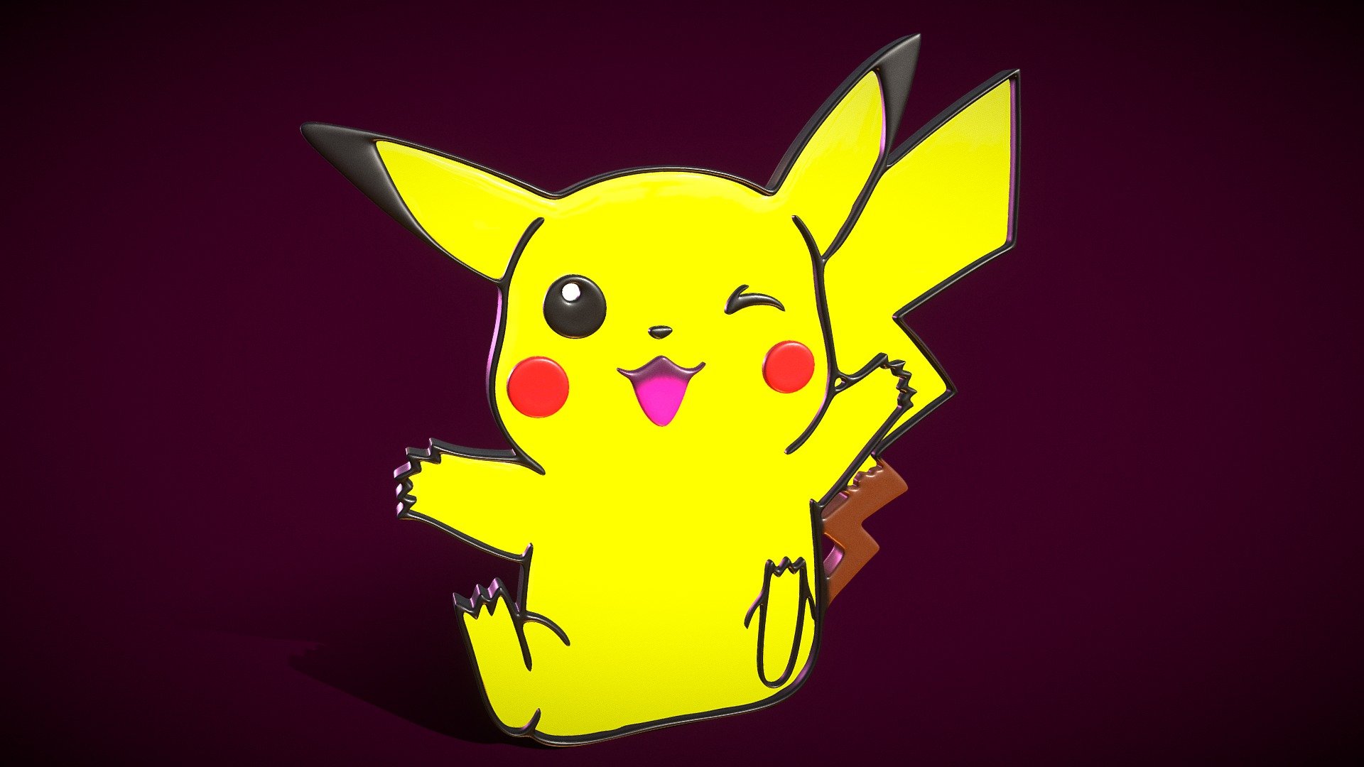 Pikachu 3D Model - Buy Royalty Free 3D model by Gabriel Diego ...