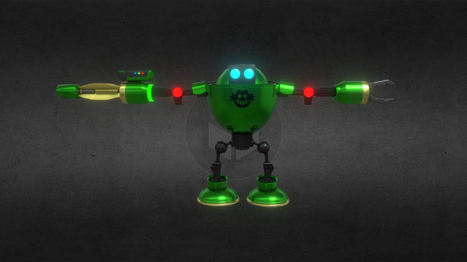 Eggman Robot Sniper - 3D model by t.flores [7146d6c] - Sketchfab