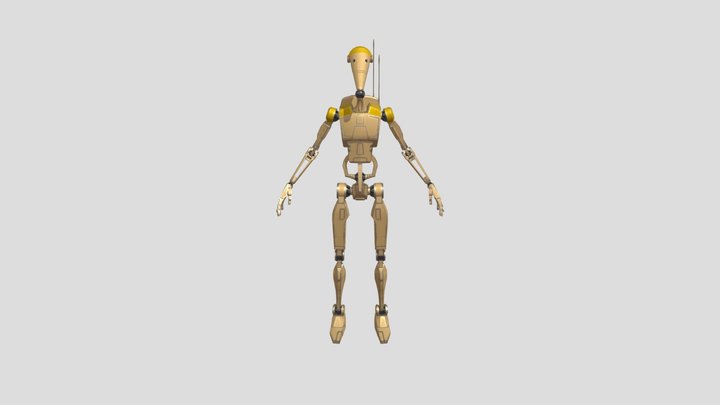 Battledroid 3D models - Sketchfab